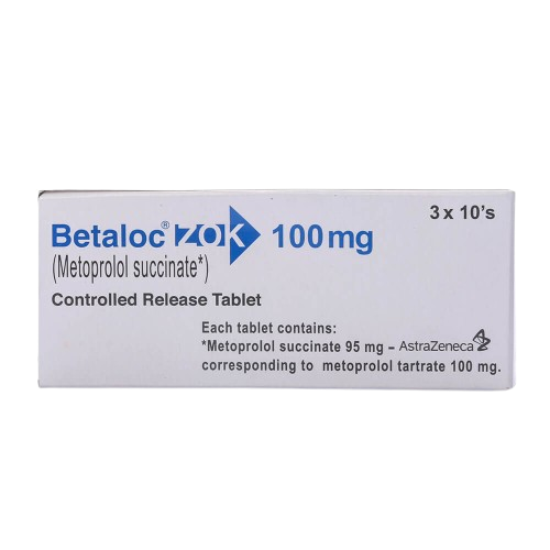 Betaloc Zok 100mg Tablet New – Tablet Pharmacy