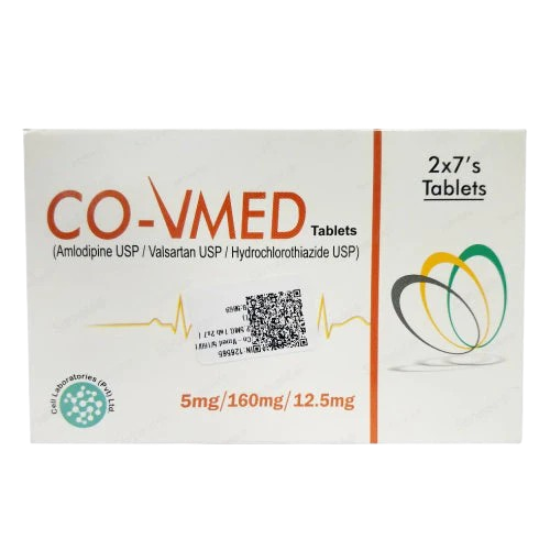Co Vmed 10/160/12.5mg Tablet – Tablet Pharmacy