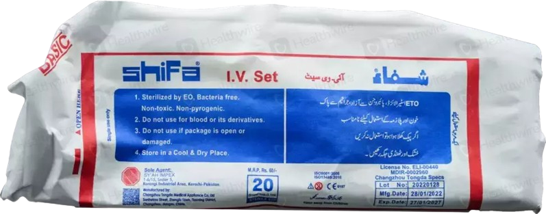 Drip Set (shifa) – Tablet Pharmacy