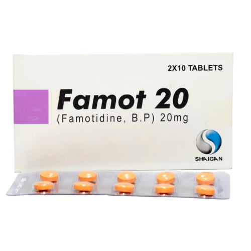 Famot 20mg Tablet – Tablet Pharmacy