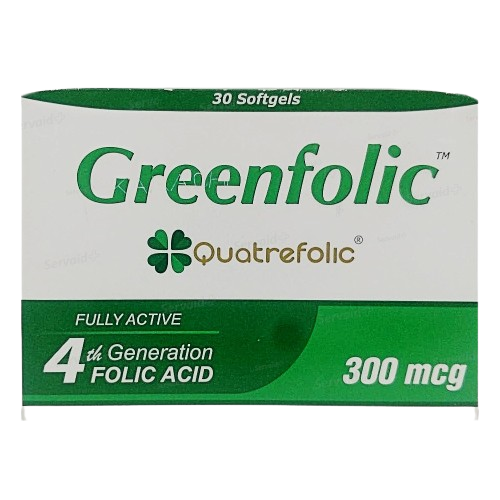 Green Folic 300mcg Tablet – Tablet Pharmacy