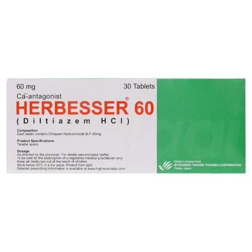 Herbesser 60mg Tablet – Tablet Pharmacy