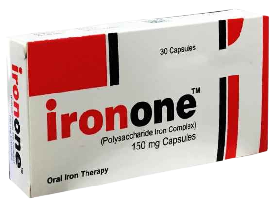 Iron One 150mg Capsules 30`s – Tablet Pharmacy