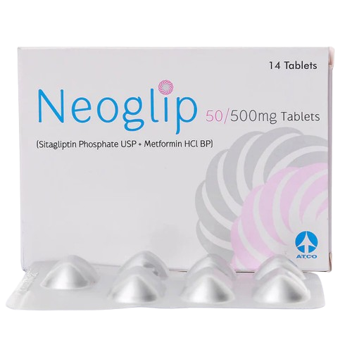 Neoglip 50/500mg Tablet – Tablet Pharmacy