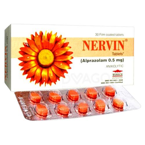 Nervin 0.5mg Tablet – Tablet Pharmacy