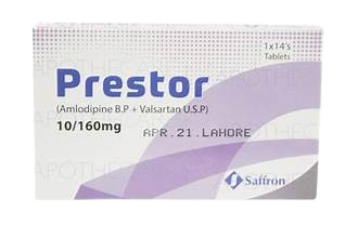 Prestor 10/160mg Tablet – Tablet Pharmacy