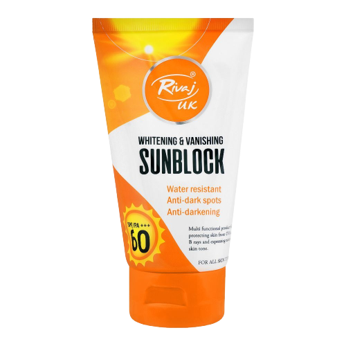 Rivaj Spf 60 Sunblock 120ml – Tablet Pharmacy