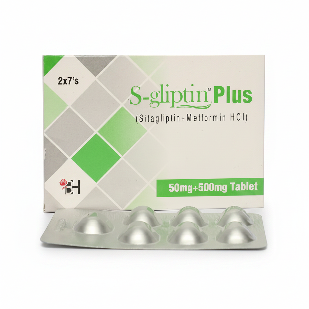 S Gliptin Plus 50+500 Tablet – Tablet Pharmacy
