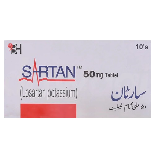 Sartan 50mg Tablet – Tablet Pharmacy