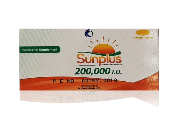 Sunplus 200000iu Capsules – Tablet Pharmacy