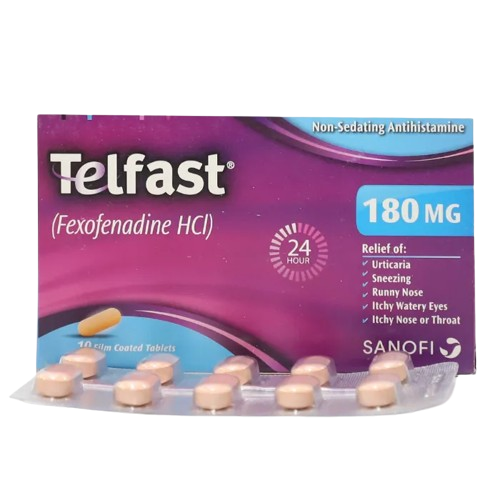 Telfast 180mg Tablet – Tablet Pharmacy