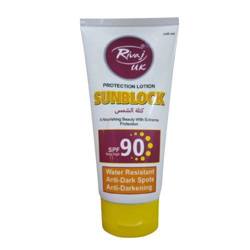 Rivaj Sunblock Spf90 120ml – Tablet Pharmacy