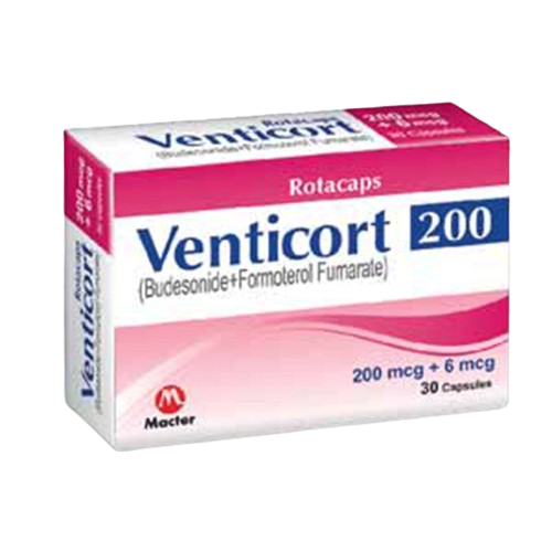Venticort 200+6mg Capsules – Tablet Pharmacy