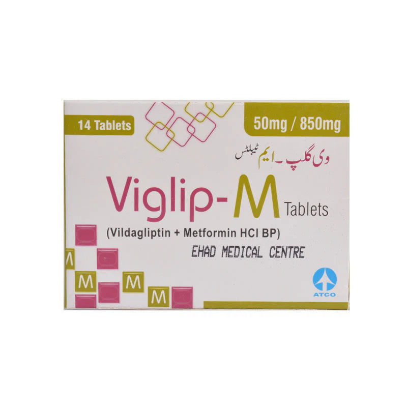 Viglip M 50/500mg Tablet – Tablet Pharmacy